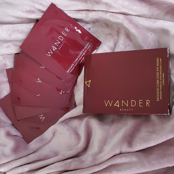 Wander Beauty | Skincare | Baggage Claim Gold Eye Masks | Poshmark